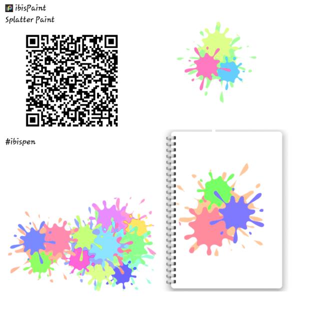 splatter paint - ibisPaint