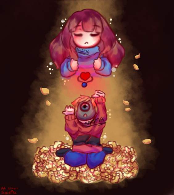 UnderFell (Cory and Shubble)-SpeedPaint! - ibisPaint