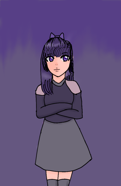 Violet girl💜 - ibisPaint