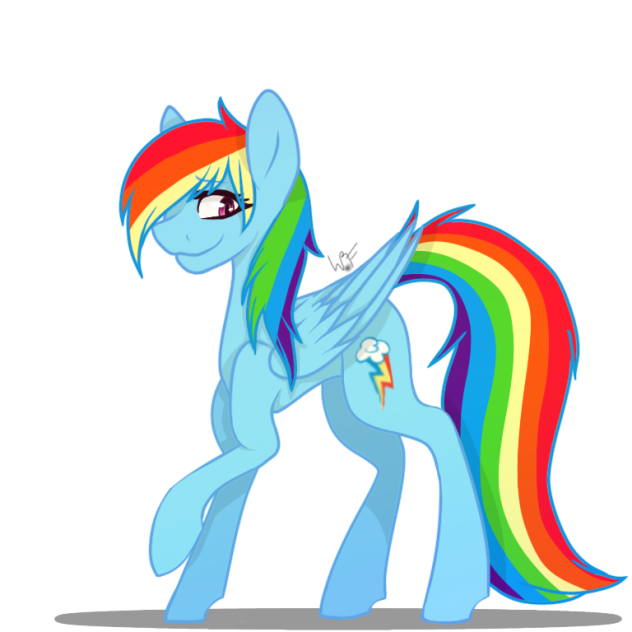 My Version of Rainbow Dash - ibisPaint
