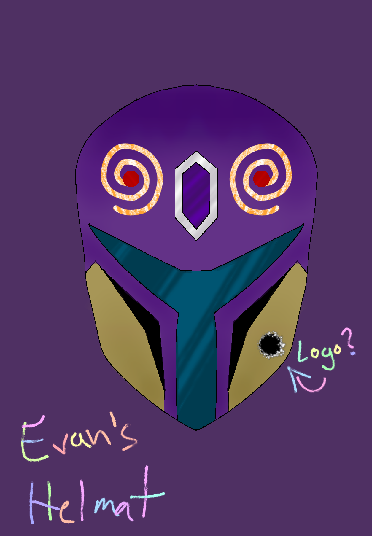 My Mandolorian Helmet - ibisPaint