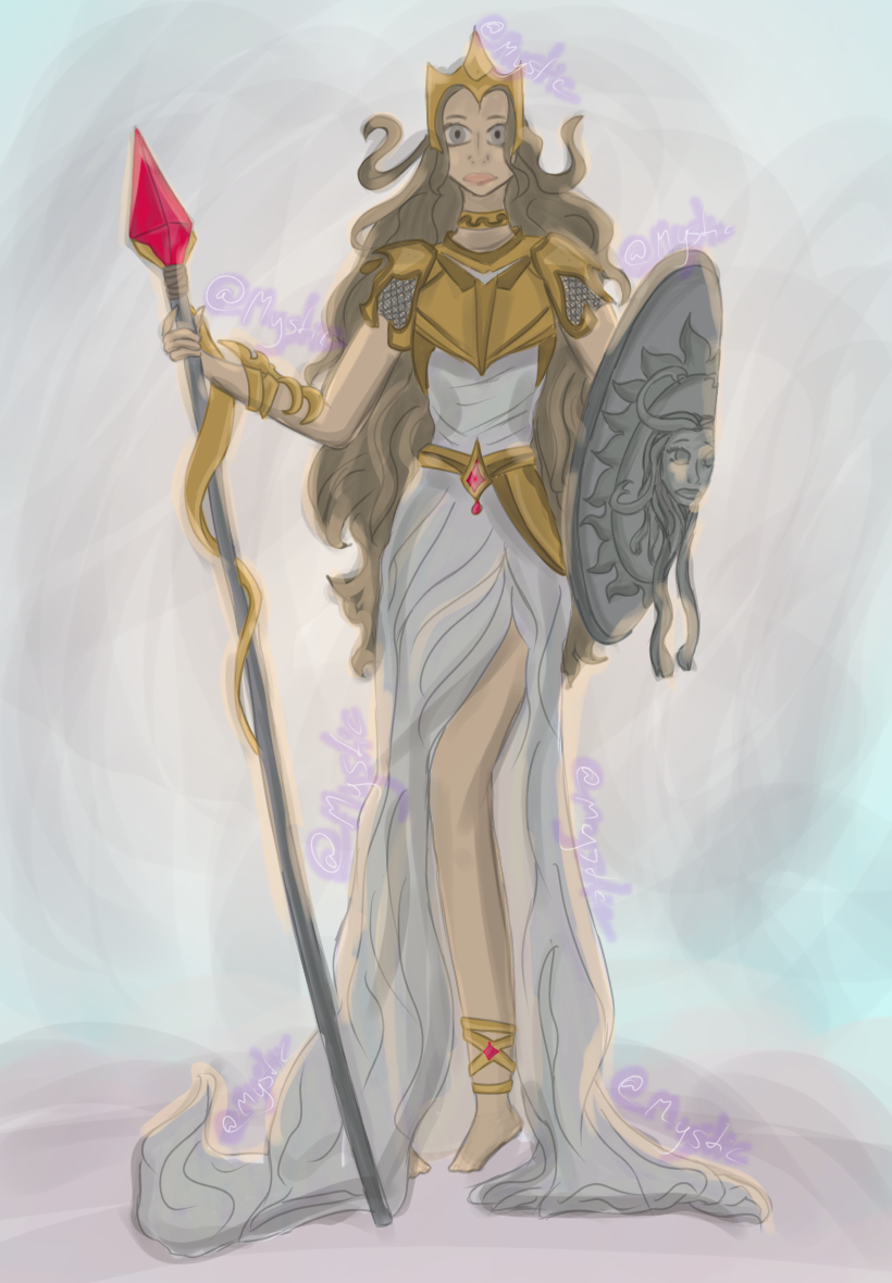 Greek Goddess — Athena - ibisPaint