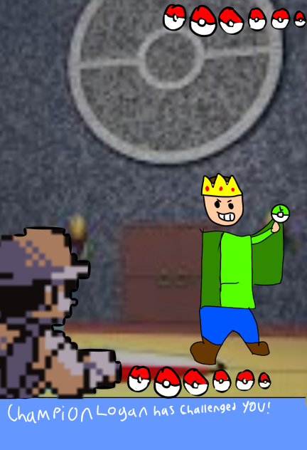 Pokemon hybrid champion fight - ibisPaint