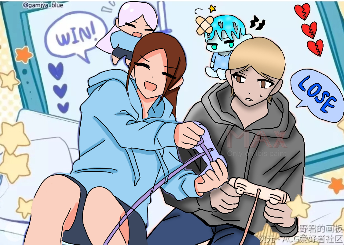 colab with max - ibisPaint