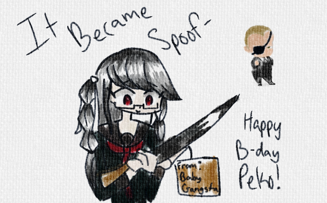 Happy Birthday Peko! 🗡🎊 - ibisPaint