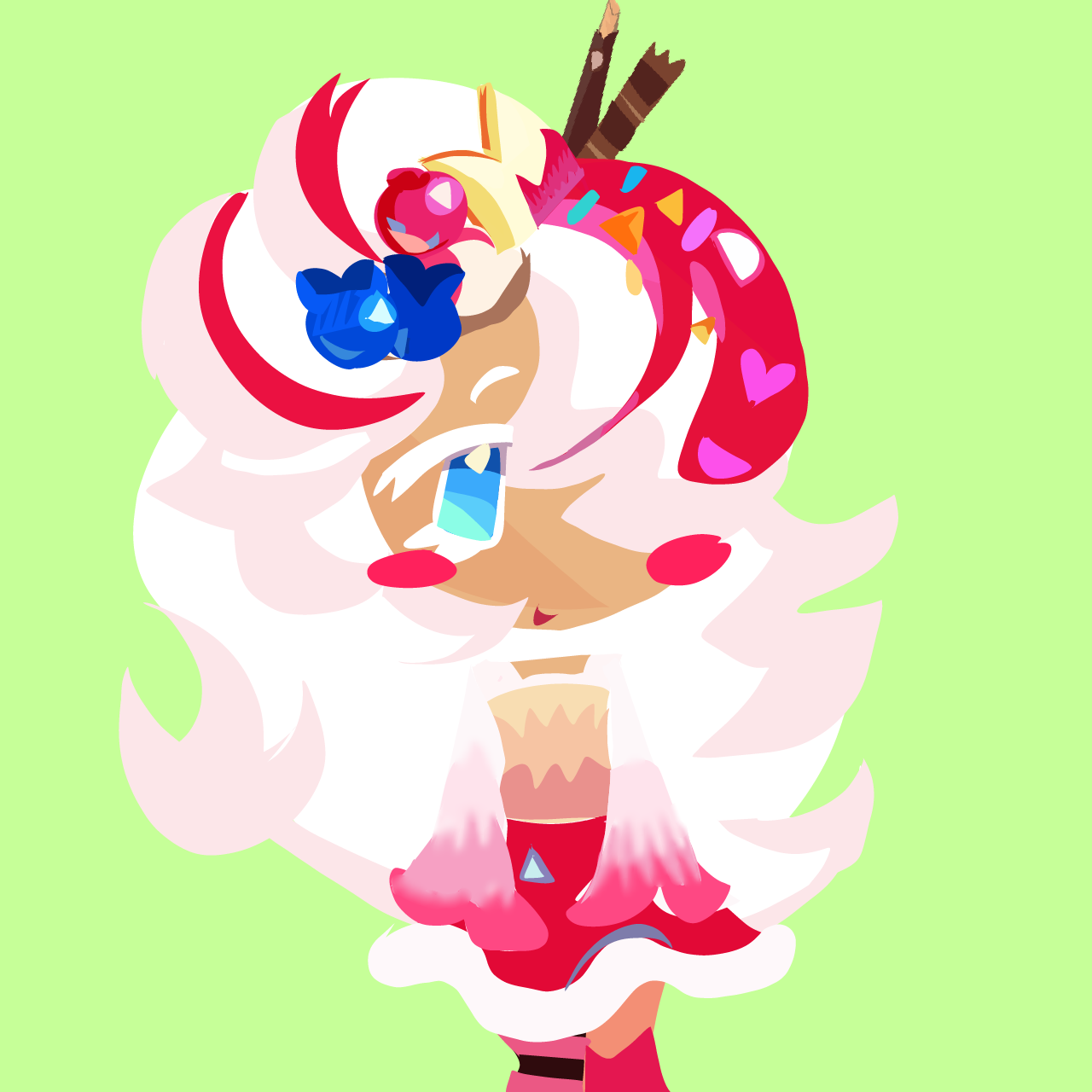 Parfait cookie - ibisPaint