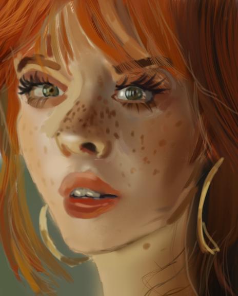 pretty lady - ibisPaint