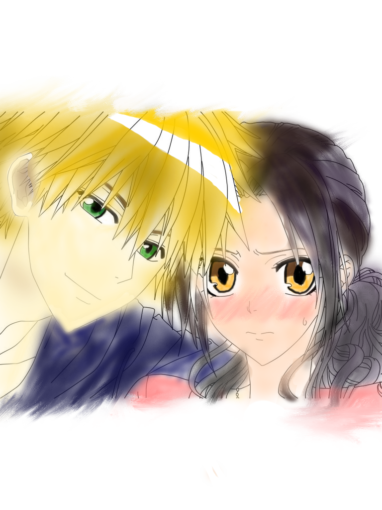 usui & misaki from kaichou wa maid sama - ibisPaint