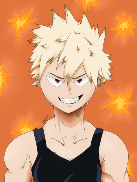 Bakugo Fanart - ibisPaint