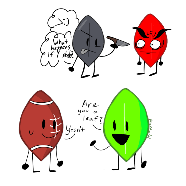 Leafy squad (BFDI) - ibisPaint