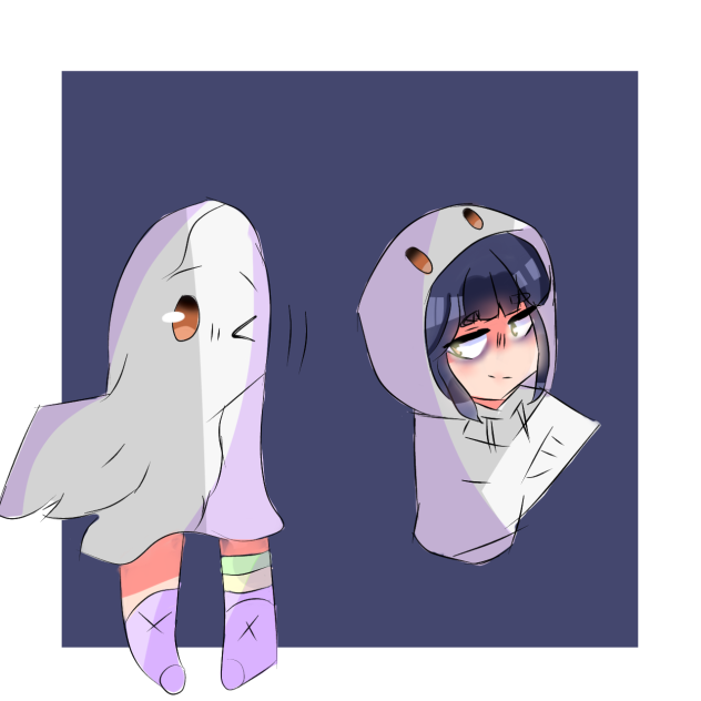 ghost girl garota fantasma - ibisPaint