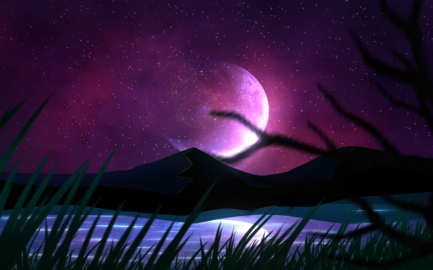 a planet land scape - ibisPaint