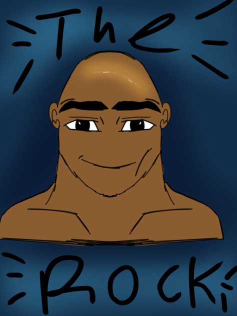The Rock - ibisPaint