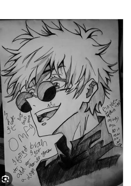 gojo drawing failed miserably - ibisPaint