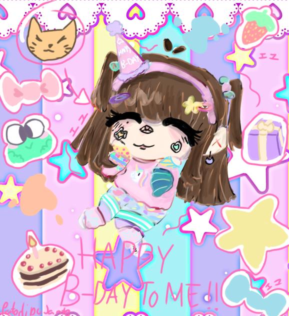 B-DAY ART - ibisPaint