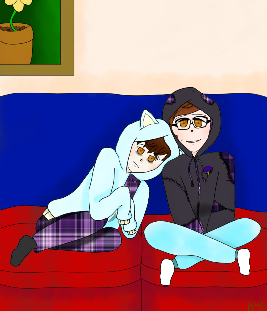 Sander Sides Switched Sweaters - ibisPaint