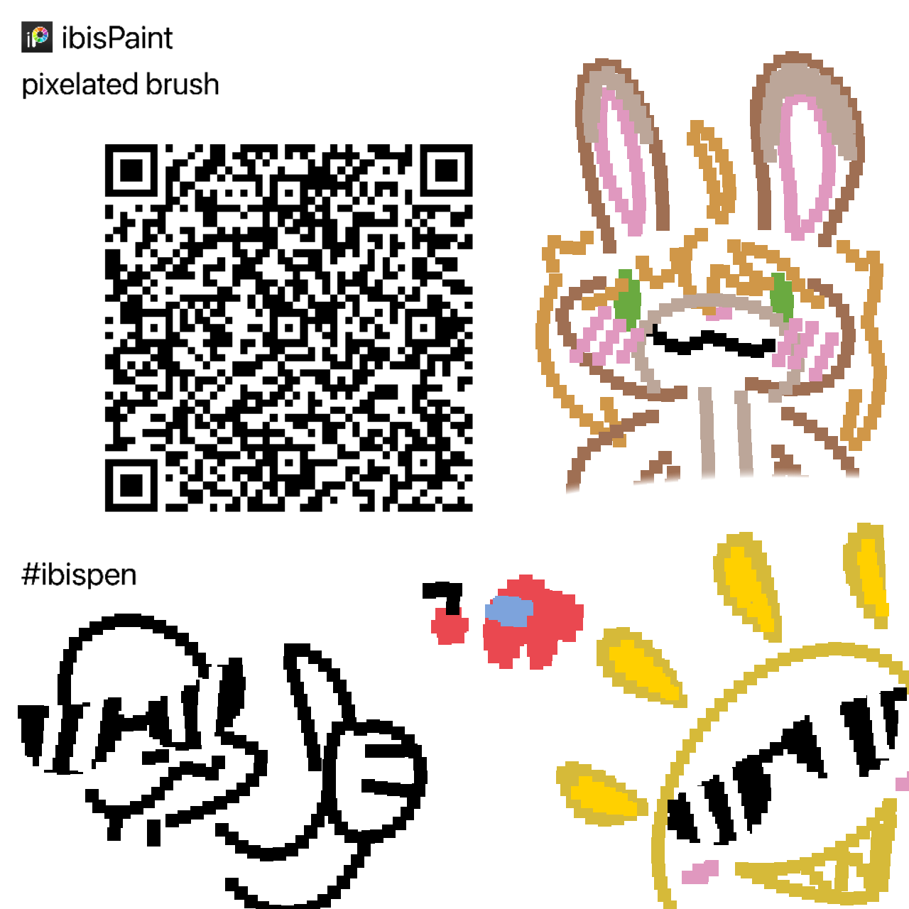 Pixelated Brush - ibisPaint