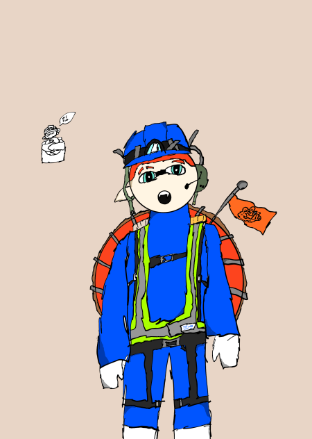 me in salmon run - ibisPaint