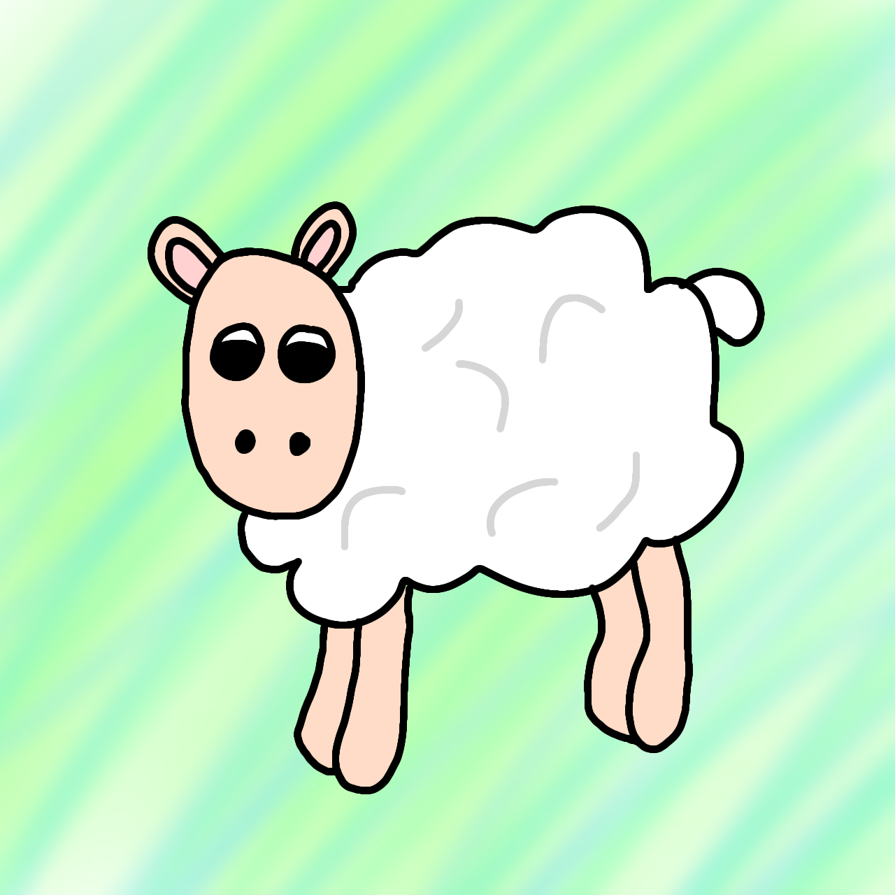 Bald sheep - ibisPaint