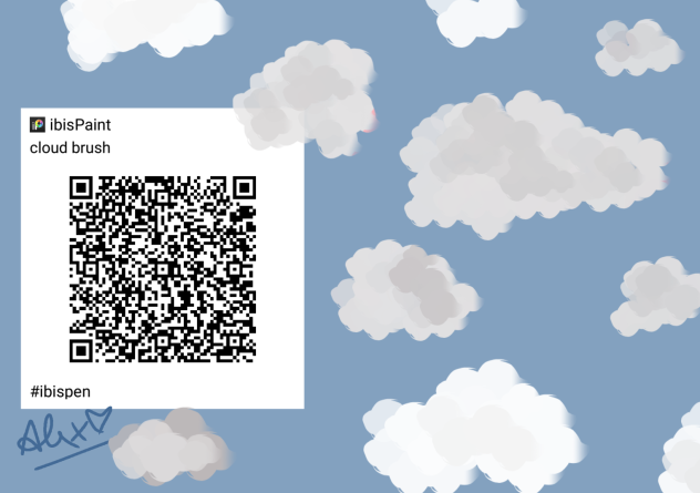 cloud brush - ibisPaint