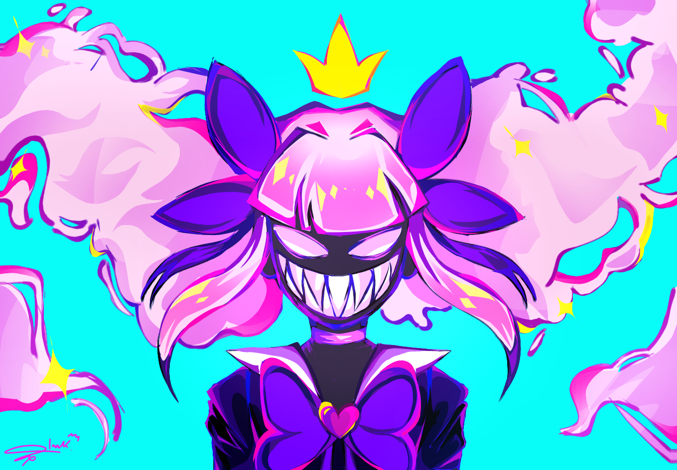 drew our queen necroko - ibisPaint