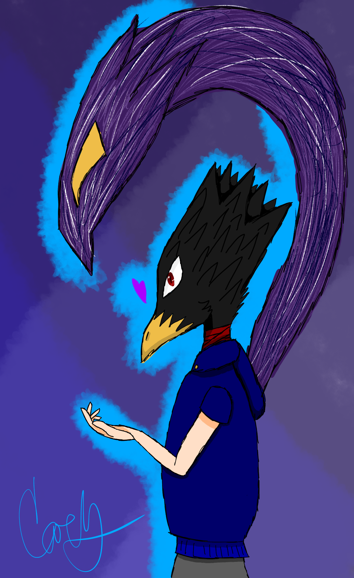 Tokoyami comic gift - ibisPaint