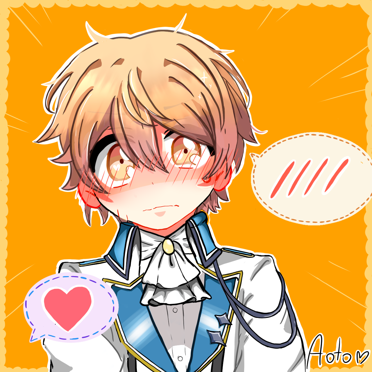 Embarrassed tsukasa-kun - ibisPaint