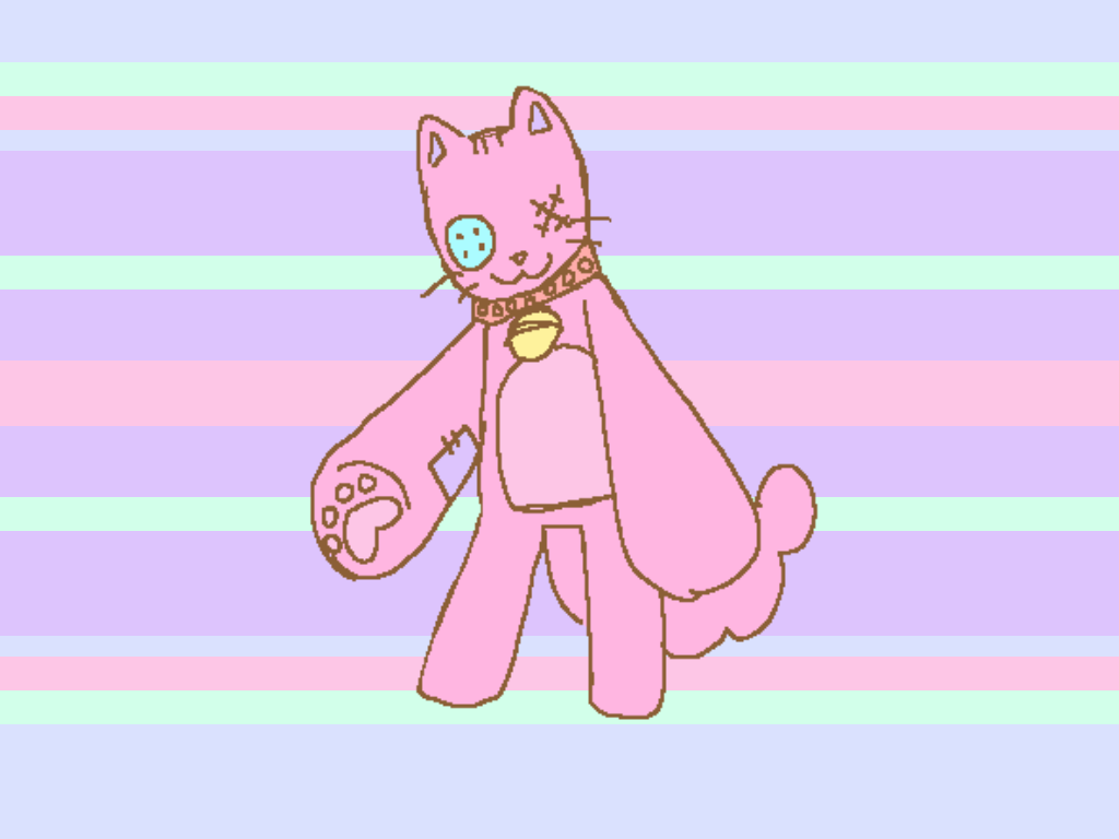 Koko the cat stuffie - ibisPaint