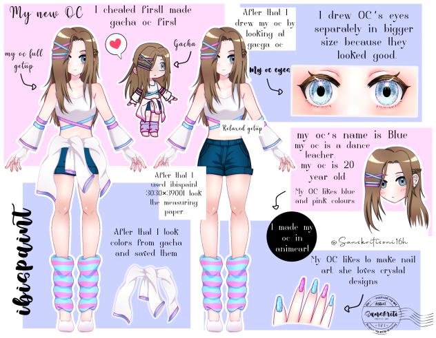 My new OC Blue - ibisPaint