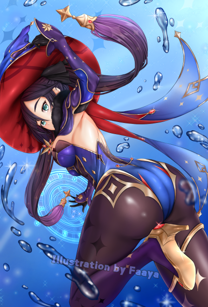 genshin Mona - ibisPaint