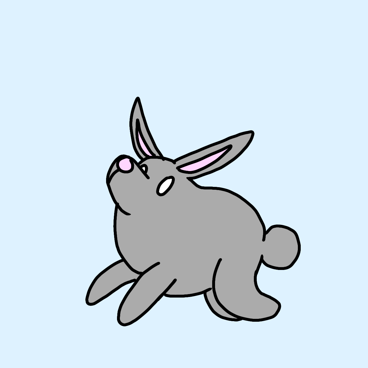 Animation-Bun running - ibisPaint