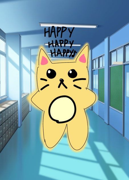 happy cat - ibisPaint