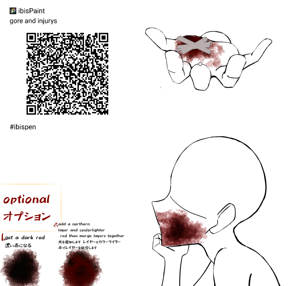 blood and injuries - ibisPaint
