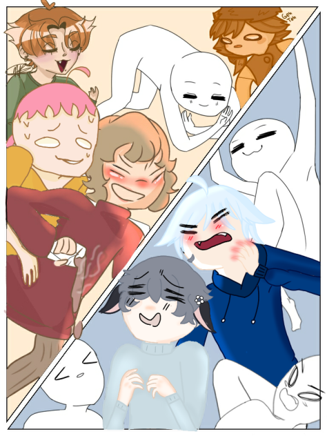 Warm vs cool collab - ibisPaint