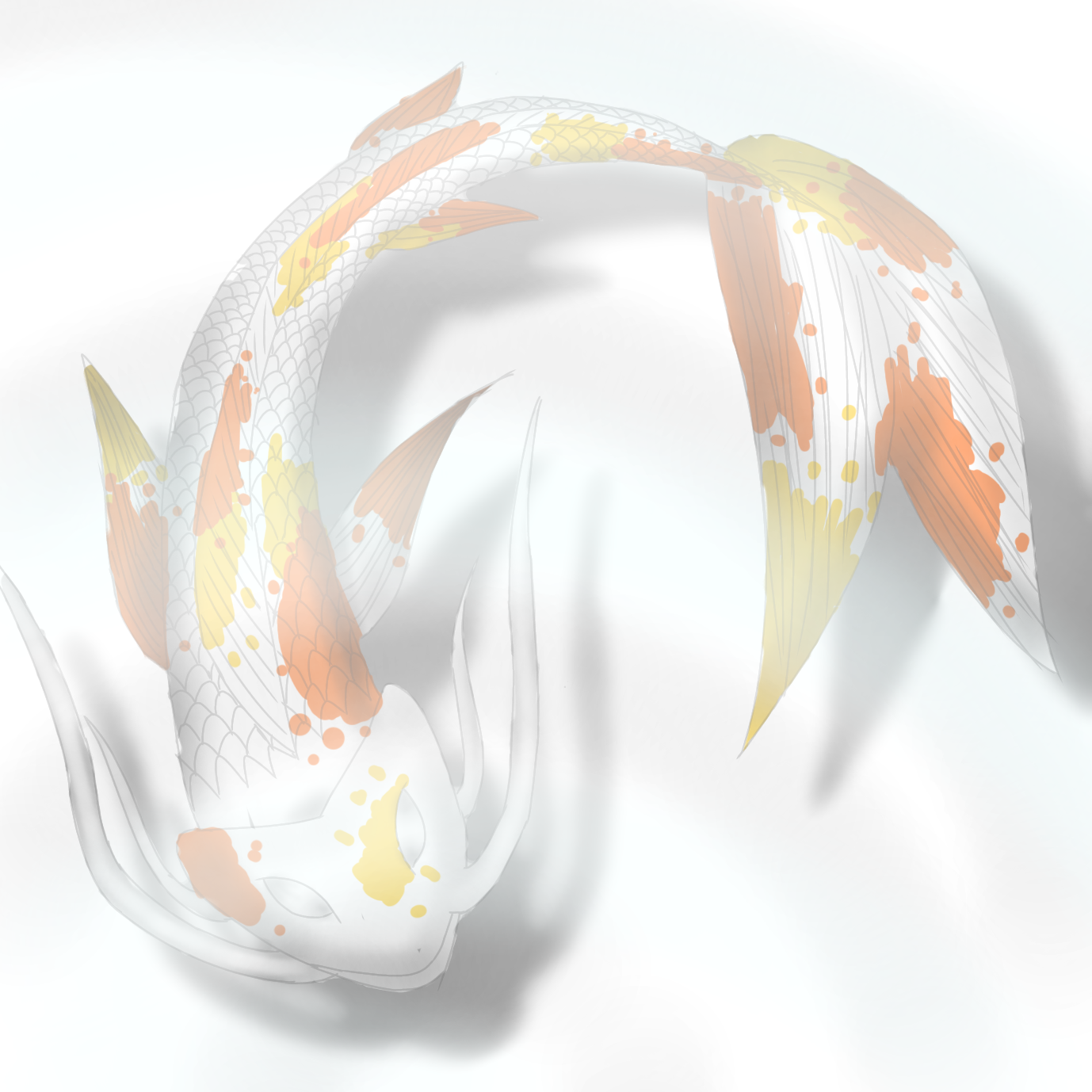 A koi fish - ibisPaint