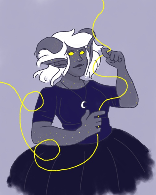 Moon lady - ibisPaint