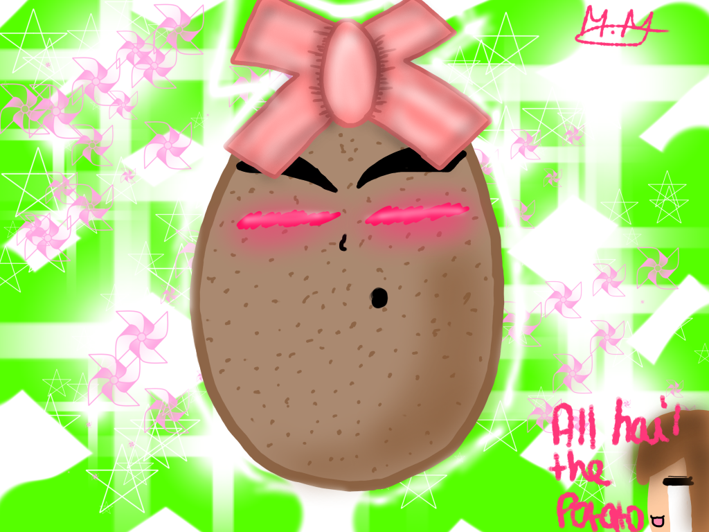 All hail the potato. - ibisPaint