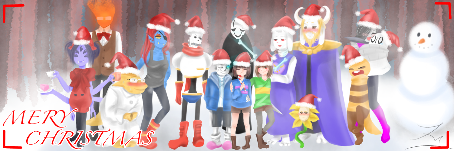 Undertale(Happy Christmas) - ibisPaint