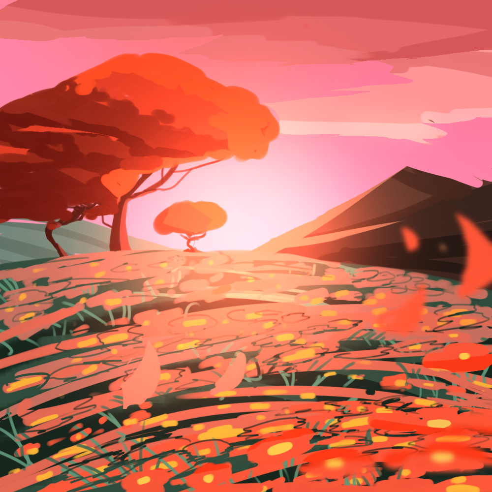 Ghost of Tsushima scenery - ibisPaint