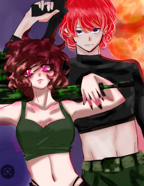 I am dangerous 😝 - ibisPaint