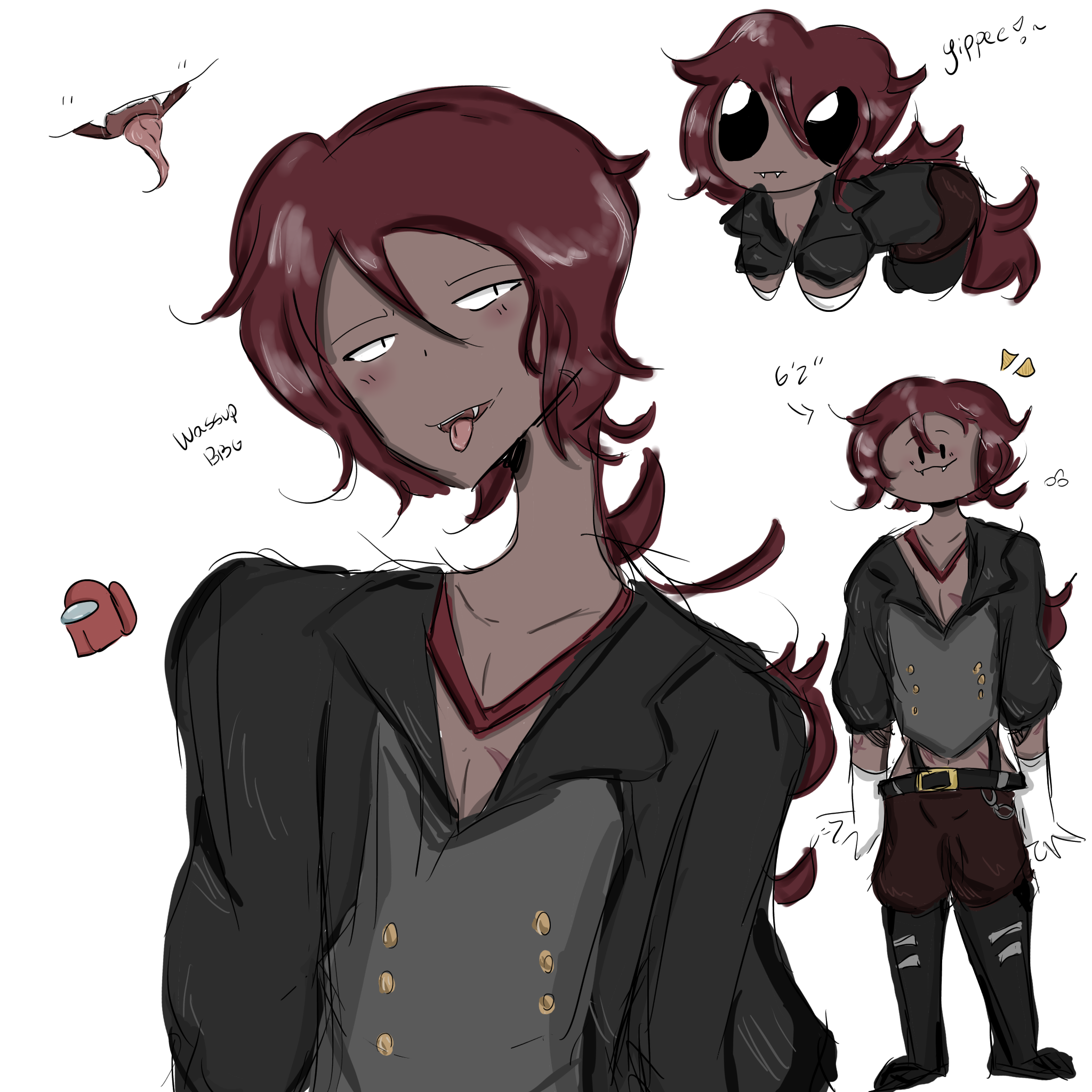 3 am vampire dude doodles 🗿 - ibisPaint