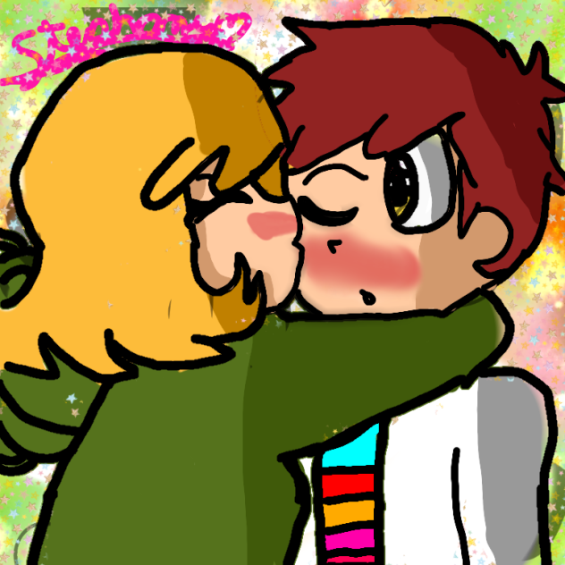 dibujo de foxi x stintrap gracias a! - ibisPaint