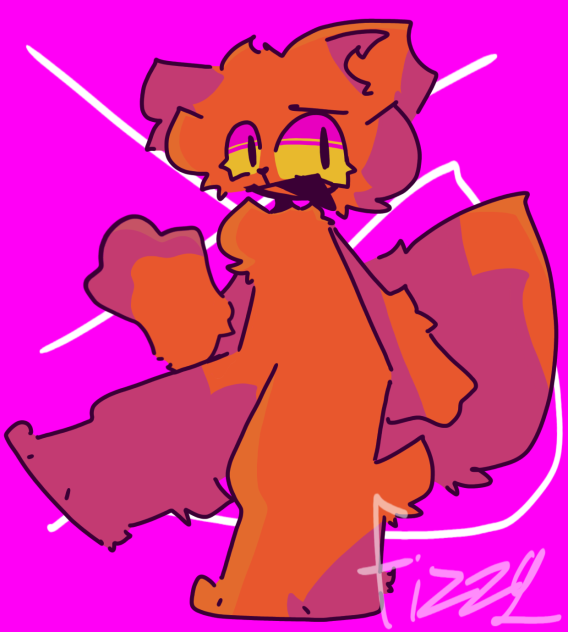 Art i did of my old OC fizzy - ibisPaint