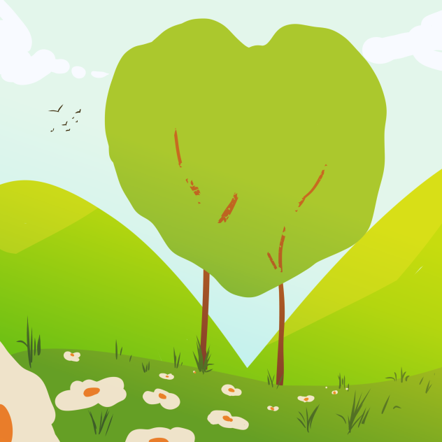 Spring Treescape - ibisPaint