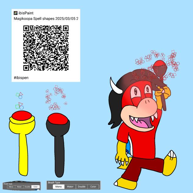 koopas Magic Wand QR code - ibisPaint