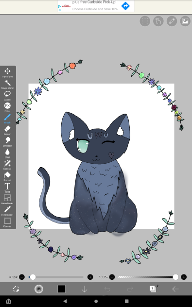 the galaxy space kitten - ibisPaint