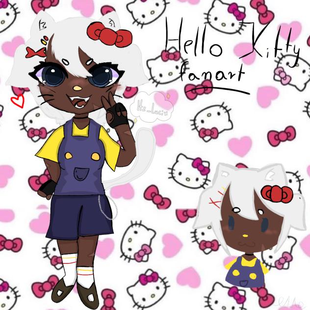 Hello Kitty as a human! (Fanart)💫 - ibisPaint