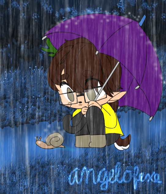 The snail and William - ibisPaint