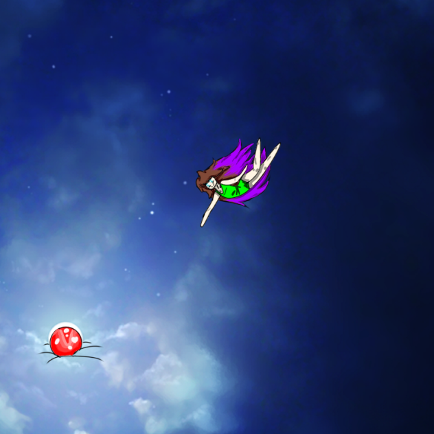 Swimming to the orb - ibisPaint