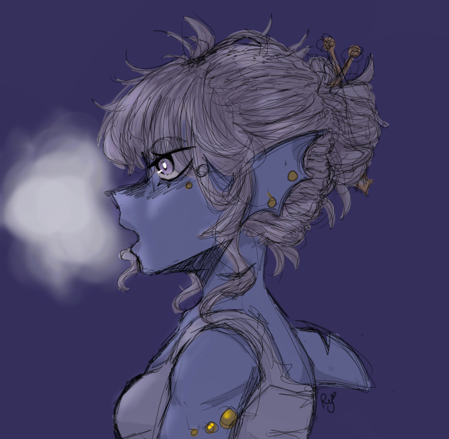 it's cold, dede - ibisPaint